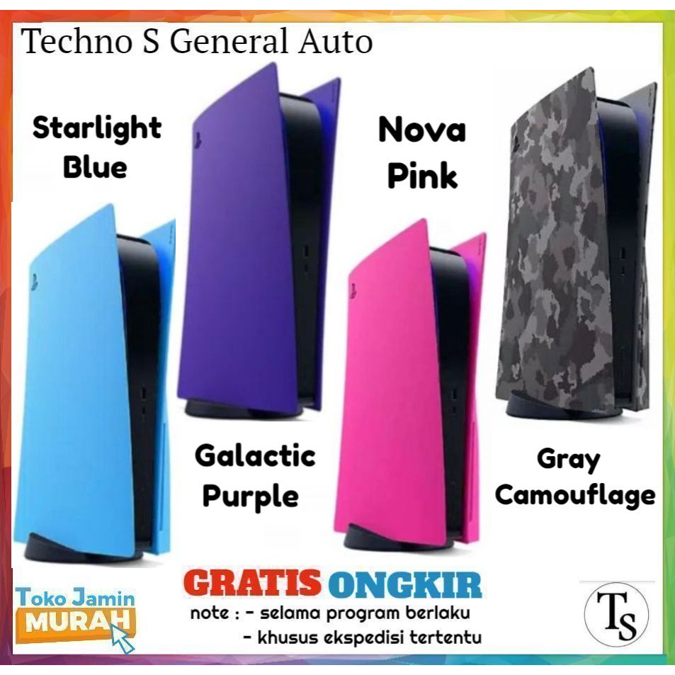 Jual PS5 Disc Version Cover Case replacement face Plate / Casing ...