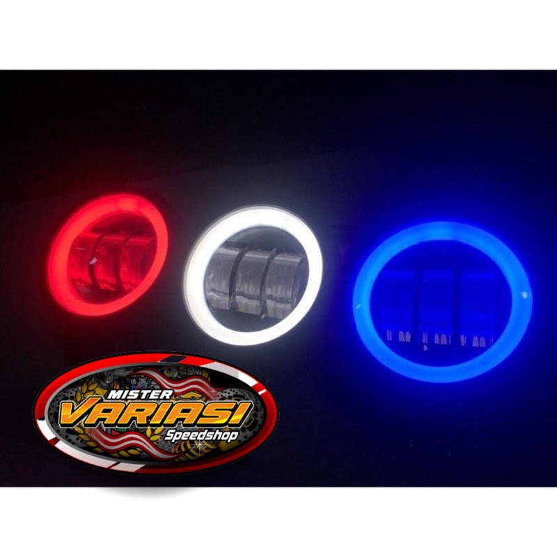 Jual LAMPU DAYMAKER LAMPU TEMBAK LED DAYMAKER MINI 4D BULAT 2 LENSA 3 ...