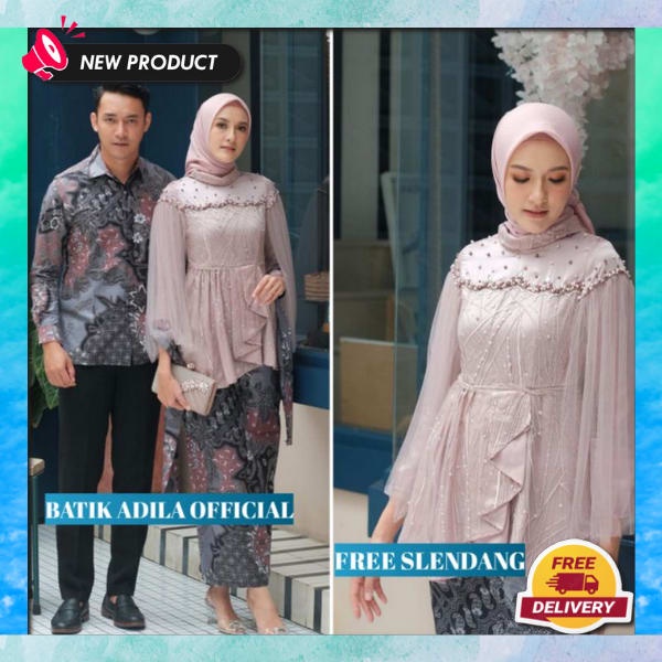 Jual Stlan Kbaya Bresmaid Set Kby Dwasa Kekinian Setelan Kebaya Wisuda ...
