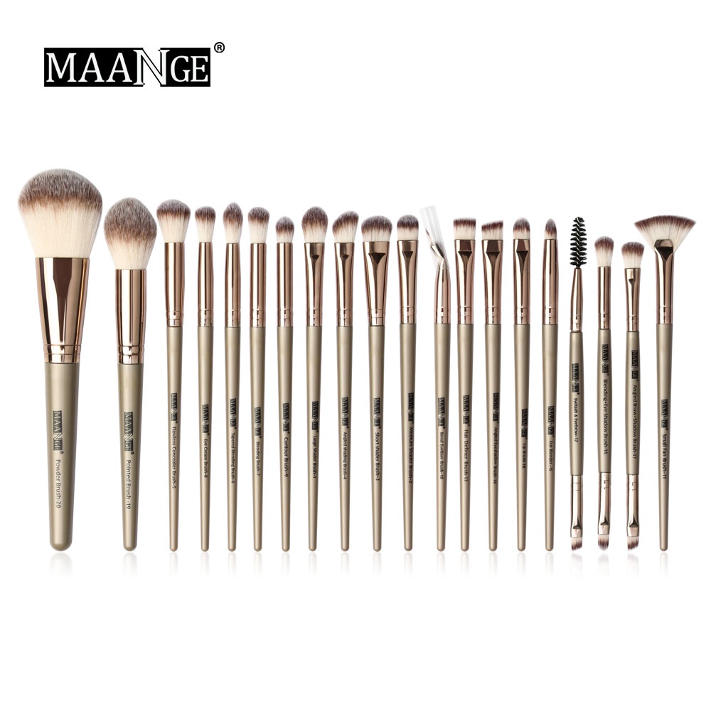 Jual MAANGE 20 Pcs Exclusive brush Set Brush Make up Profesional Alat ...
