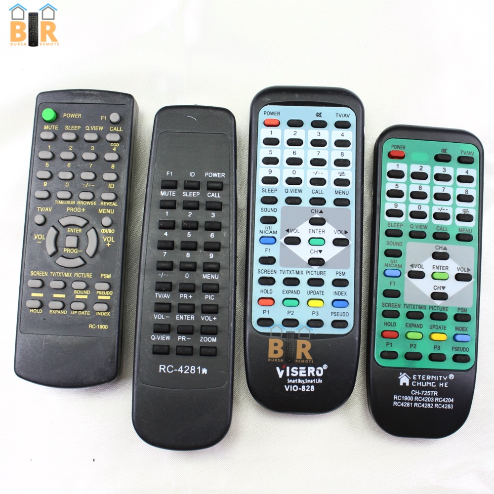 Jual Remot Remote TV Multi Tabung AKARI tanpa setting multifungsi ...
