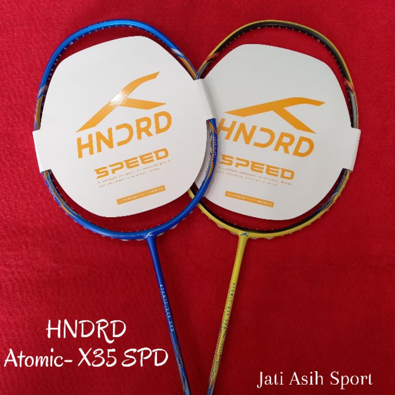 Jual Raket Badminton Hundred Atomic-X35 SPD Raket HNDRD Original ...