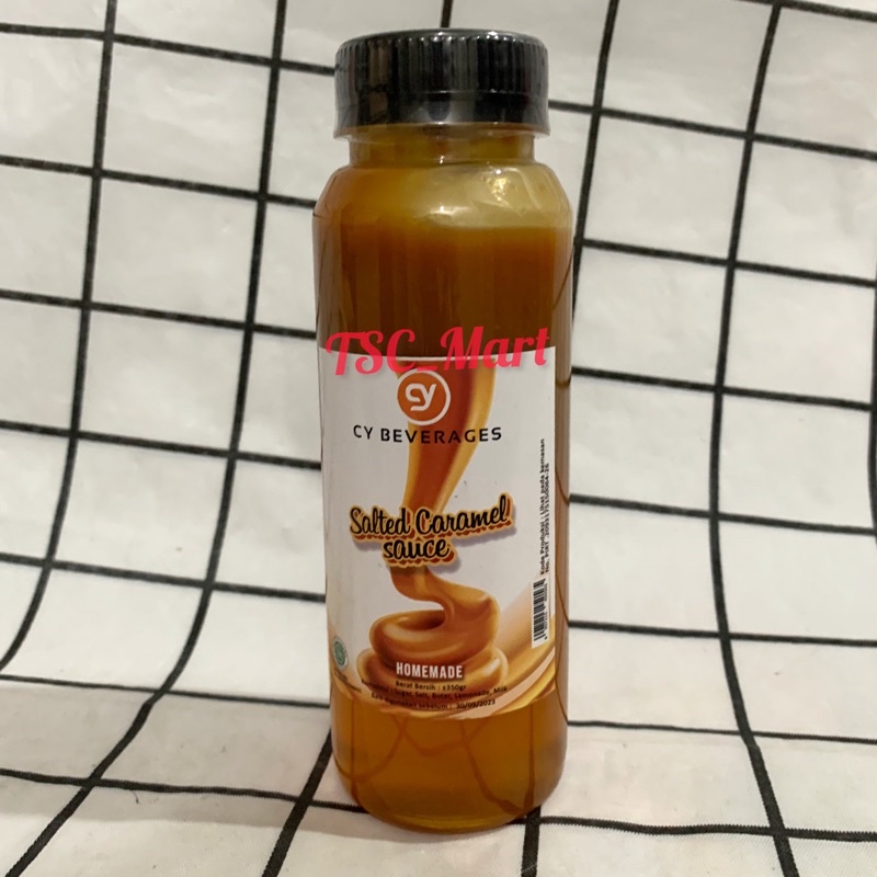 Jual CY Beverages Salted Caramel Sauce 350gr / Syrup Caramel / CY ...