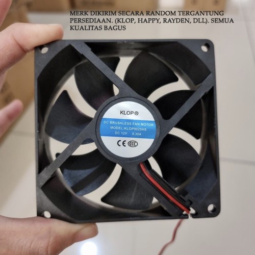 Jual A559 FAN DC 12V KIPAS PENDINGIN Diameter 9x9 Cm | Shopee Indonesia