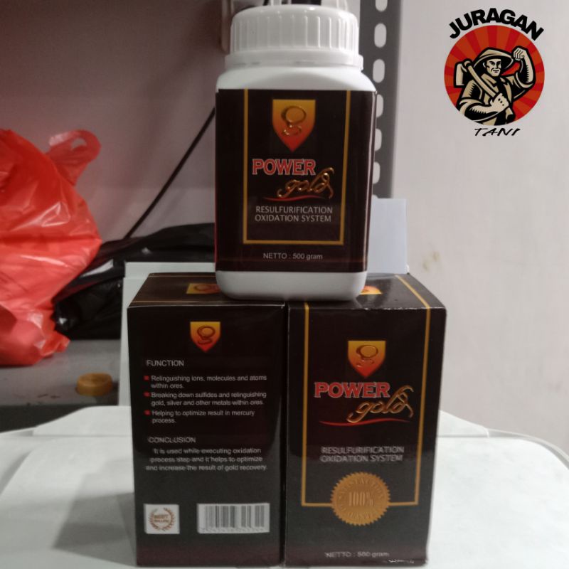 Jual Tambang Emas / Power Gold /Serbuk Untuk Pertambangan Kemasan 500gr ...