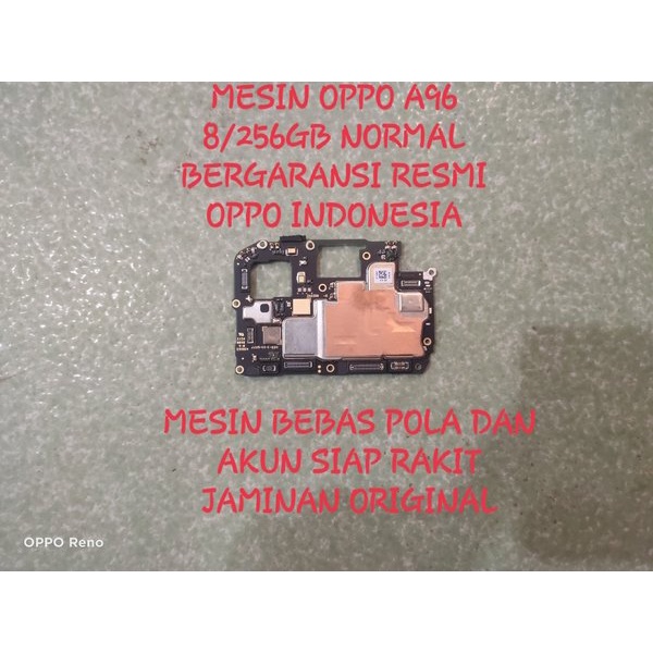 Jual mesin oppo a96 8-256gb normal mesin oppo a96 normal mesin oppo a96 ...
