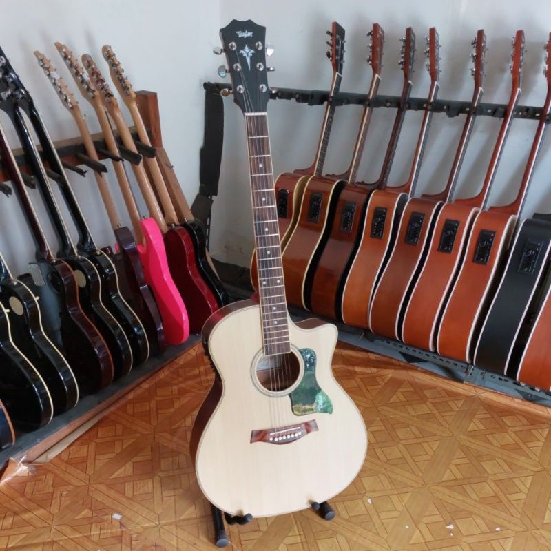Jual gitar Taylor akustik elektrik siprus custom | Shopee Indonesia