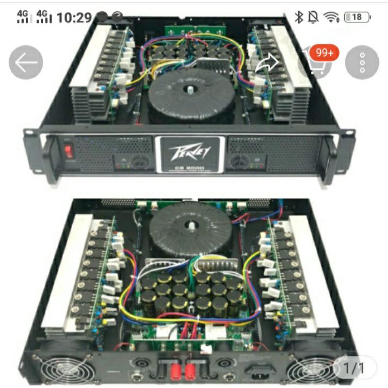 Jual Power Peavey CS 9000 Amplifier Peavey CS9000 | Shopee Indonesia