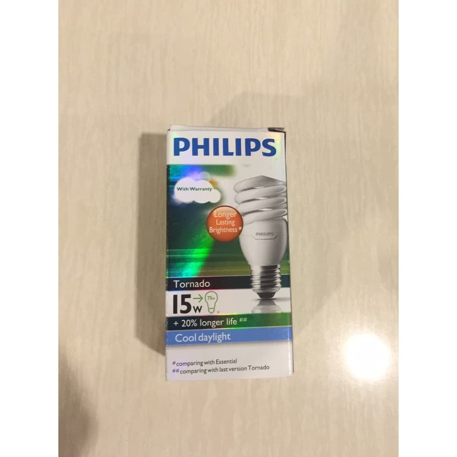 Jual Lampu Philips Tornado 15 Watt Hemat Energi | Shopee Indonesia