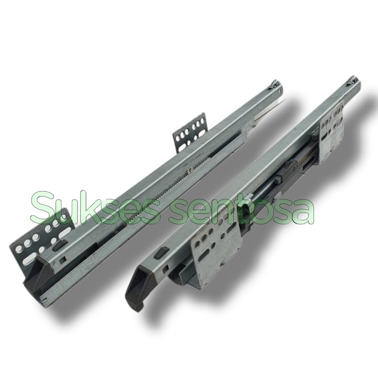 Jual rel laci tandem box 45CM soft close rel rel laci tandem double ...