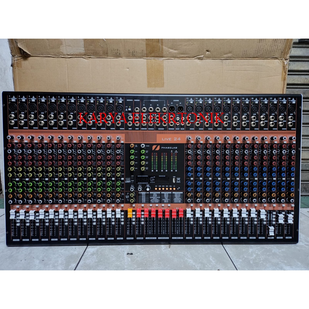 Jual MIXER PHASELAB 24 CHANNRL LIVE24 MIXER PHASE LAB LIVE 24 24 ...