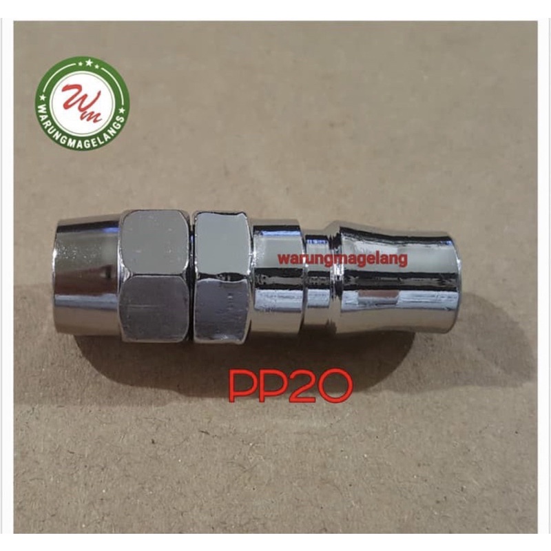 Jual Quick Coupler Pp20 Pp 20 Sambungan Selang Kompresor Udara | Shopee ...