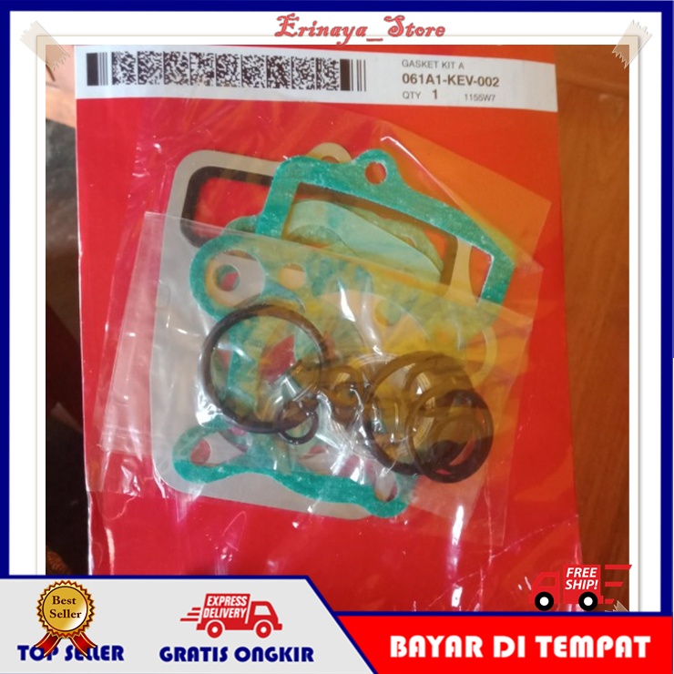 Jual ORIGINAL AHM Paking Top Set Topset Gasket Motor Honda Astrea Grand Supra X 100 Win KEV ...