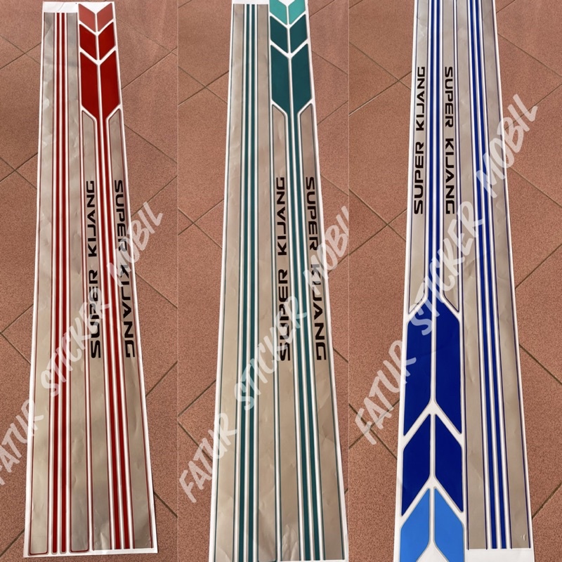 Jual Stiker mobil kijang super/Sticker Lis body Kijang Super long ...