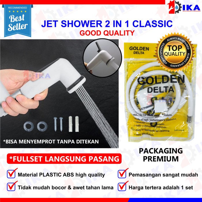 Jual Bergaransi Jet Shower Kloset Toilet Closet Star Clasic Cebok Wc Semprotan Duduk Hemat ...