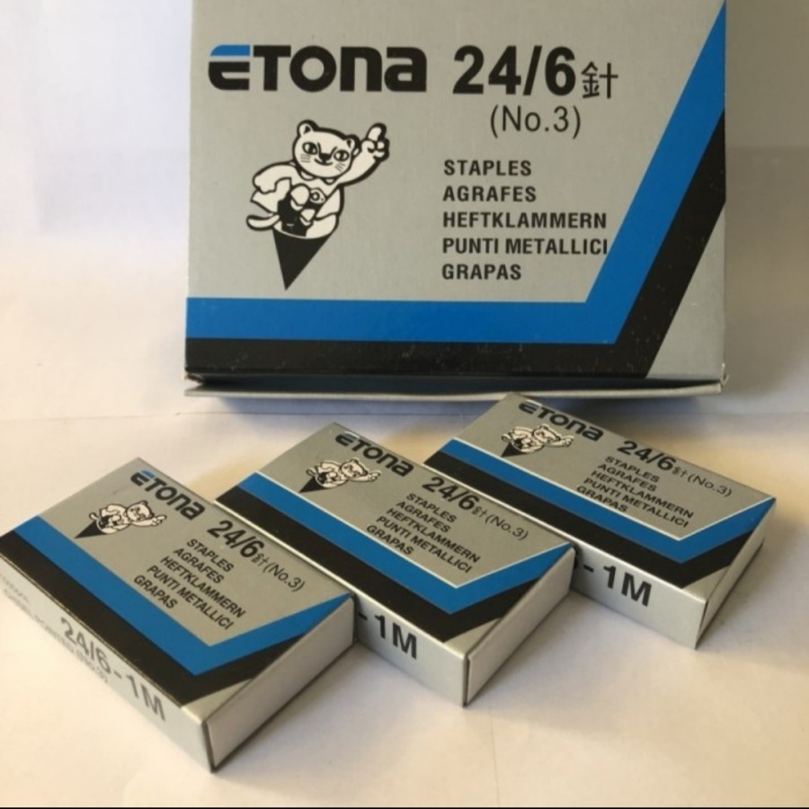 Jual Isi Staples Besar ETONA No 3 (24/6) | Shopee Indonesia