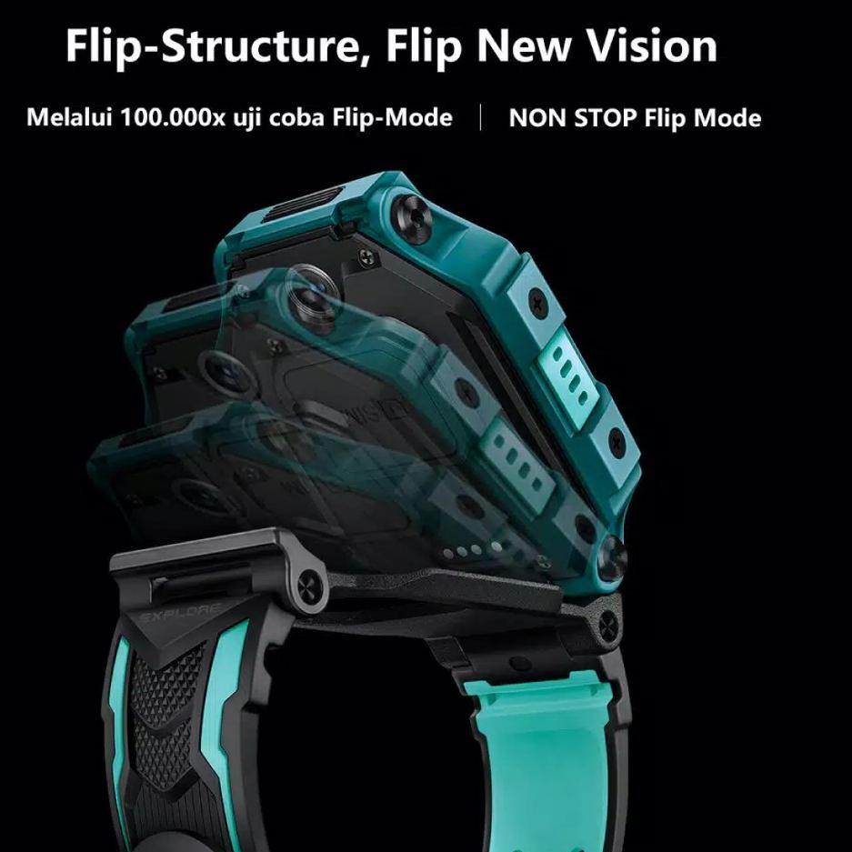 Jual Best--imoo Watch Phone Z6 Front & Rear Dual Camera Flip New Vision ...