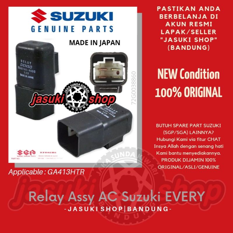 Jual Relay Assy Air Conditioner AC Suzuki Every GA413 GA413HTR Asli Ori ...