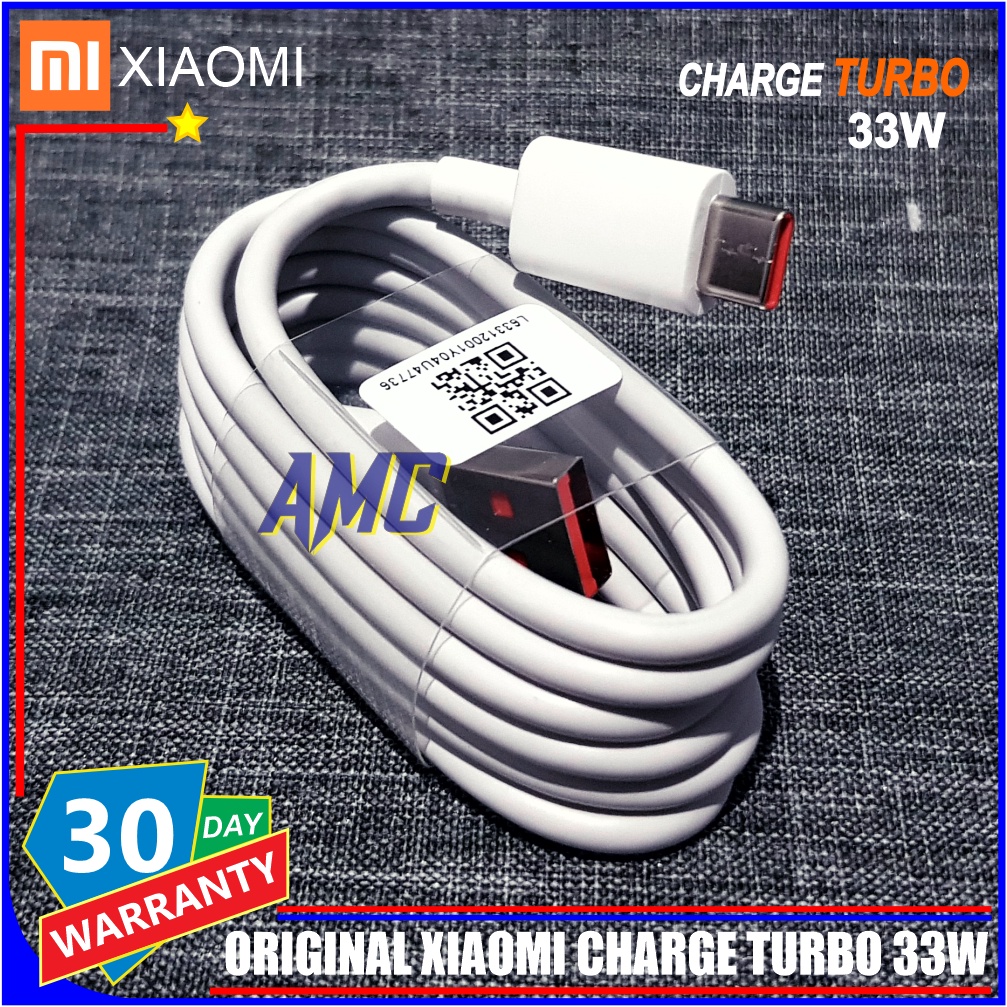 Jual Kabel Data Xiaomi Redmi Note 10 Pro TURBO CHARGE ORIGINAL 100% ...