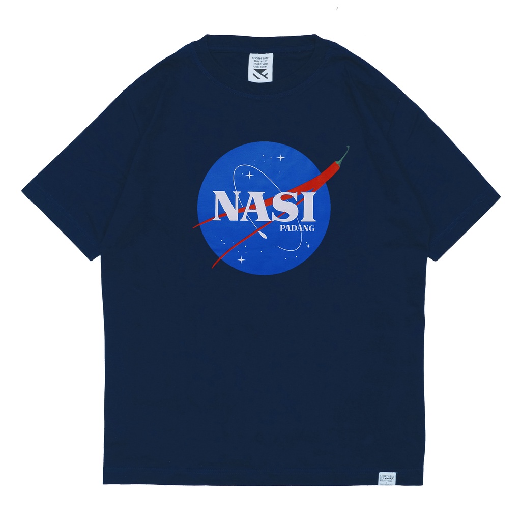 Jual ZeroTwentyTwo T-shirt Nasi Padang Front Navy | Kaos Pria Parodi ...