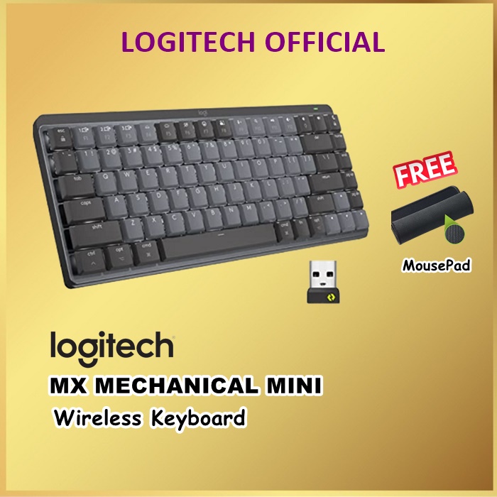 Jual Logitech MX Mechanical Mini Wireless Bluetooth Keyboard | Shopee ...