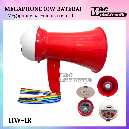 Jual TOA Megaphone MINI LIPAT HW-1R/ MEGAPHONE Baterai HW-1R / HAND MEGAPHONE | Shopee Indonesia