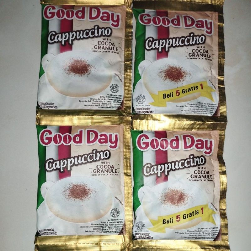Jual Kopi Good Day Cappuccino With Cocoa Granule 25 gr | Shopee Indonesia