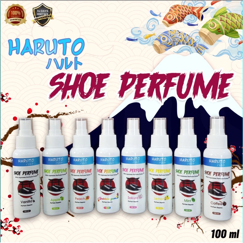 Jual Parfum sepatu Haruto shoe perfume 100ml dengan wewangian jepang ...