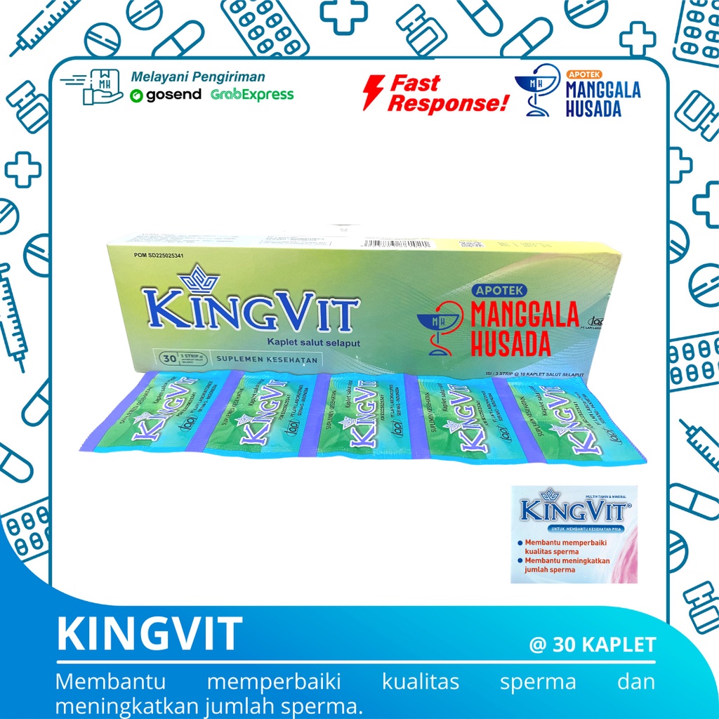 Jual KINGVIT PER BOX @ 30 KAPLET | Shopee Indonesia