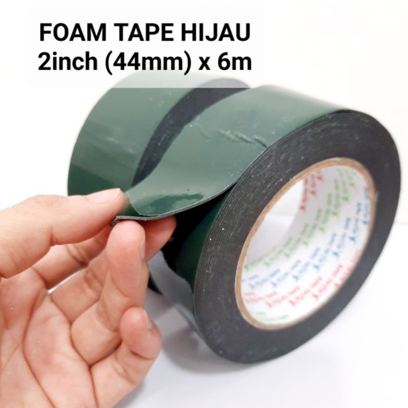 Jual bigta_DOUBLE TAPE FOAM HIJAU BESAR | Shopee Indonesia