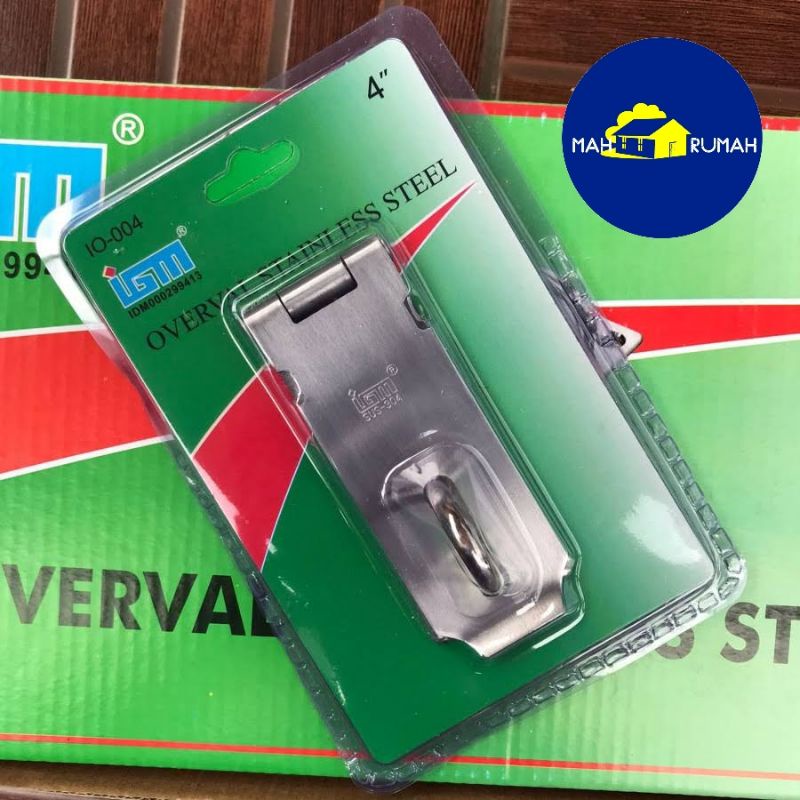 Jual OVERVAL STAINLESS Overpal Besi Grendel Slot Kunci Gembok Lemari ...