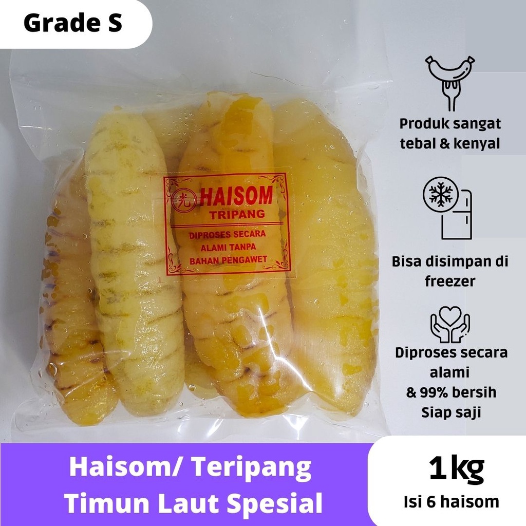 Jual Teripang haisom Gosok Spesial 1kg Bangka Belitung Basah Hoisem ...