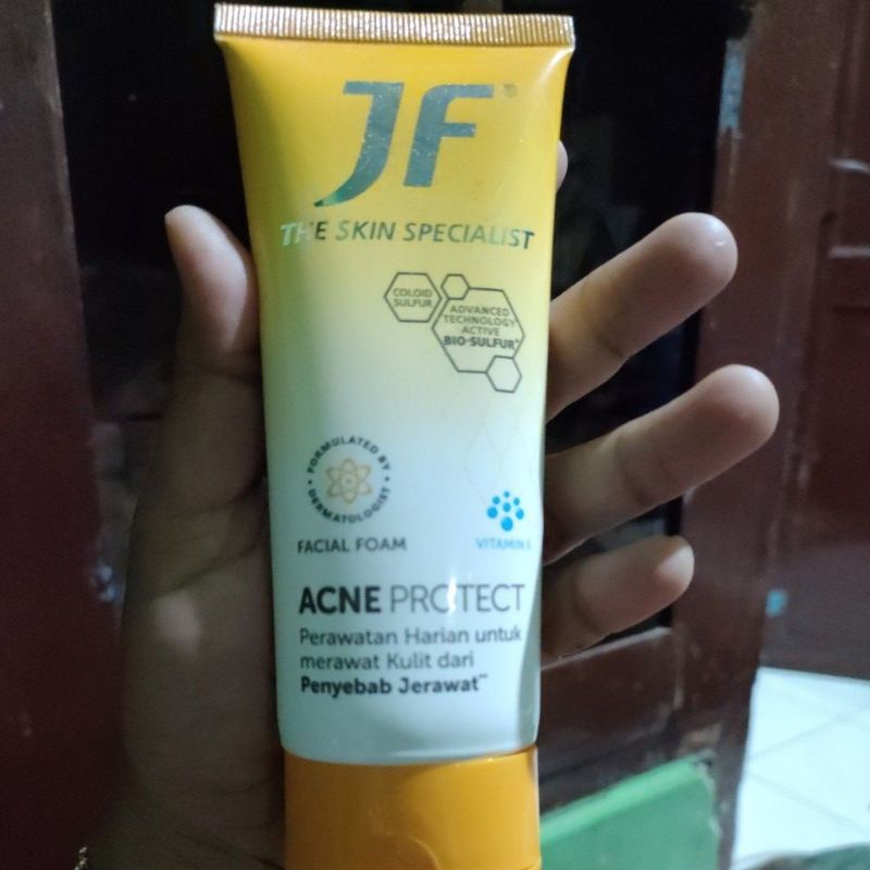 Jual JF ACNE PROTECT FACIAL FOAM 70 gr | Shopee Indonesia