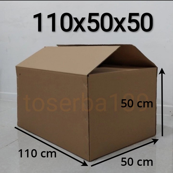 Jual Kardus box Packing - Double Wall ( 7mm )- 110cm x 50cm x 50cm ...