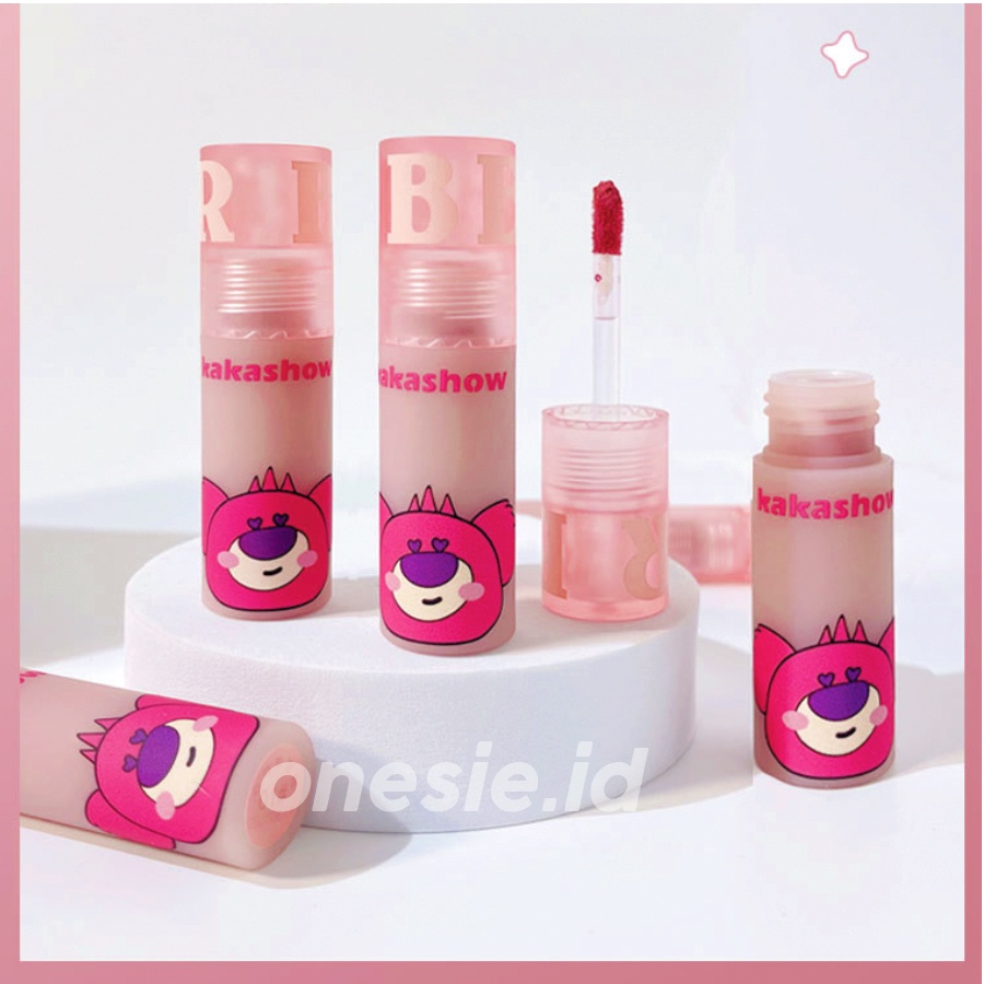 Jual KAKASHOW Lip Cream Lotso Bear Velvet Lipstik Lip Clay Lipstick ...