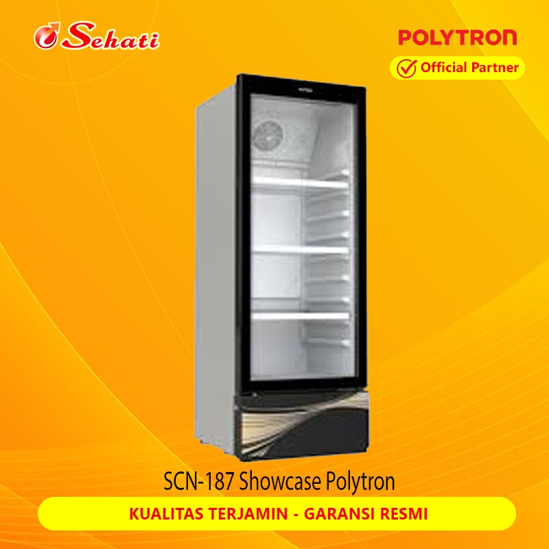 Jual POLYTRON SCN-187 Showcase Polytron [230L] SCN 187 Display Cooler ...