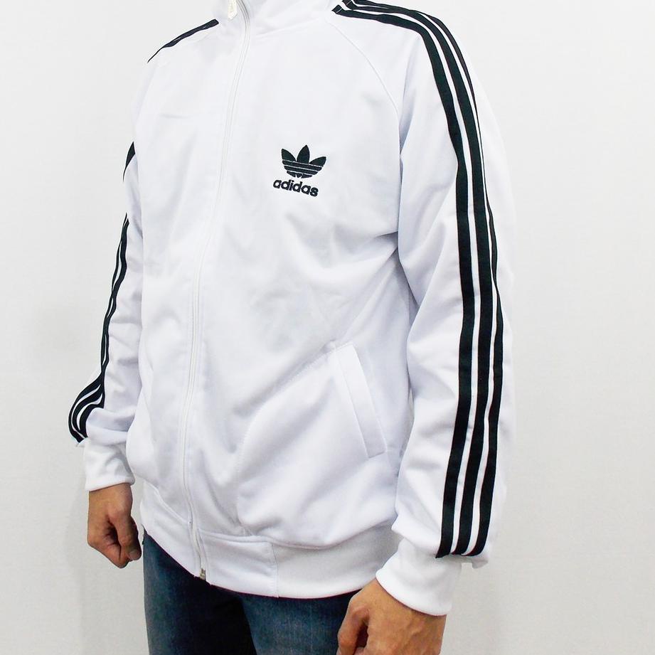 Jual Cek Disini--JAKET ADIDAS FIREBIRD PUTIH LIST HITAM - JAKET ...