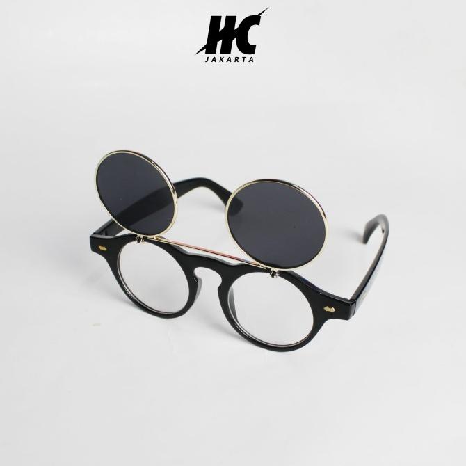 Jual Steampunk Double Lens Glasses Retro - NE60 | Shopee Indonesia