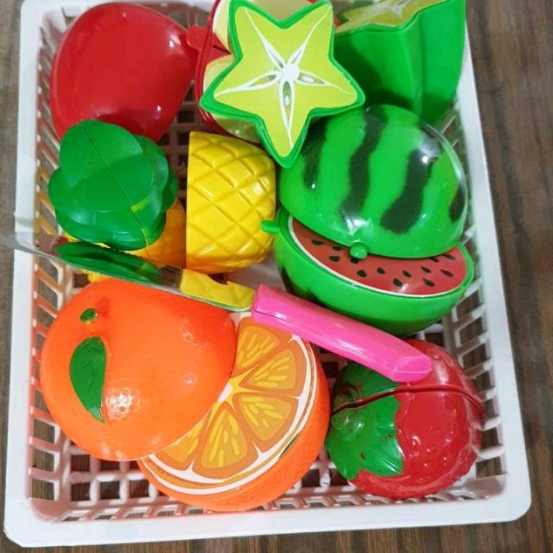 Jual MAINAN BUAH POTONG EDUKASI ANAK | Shopee Indonesia