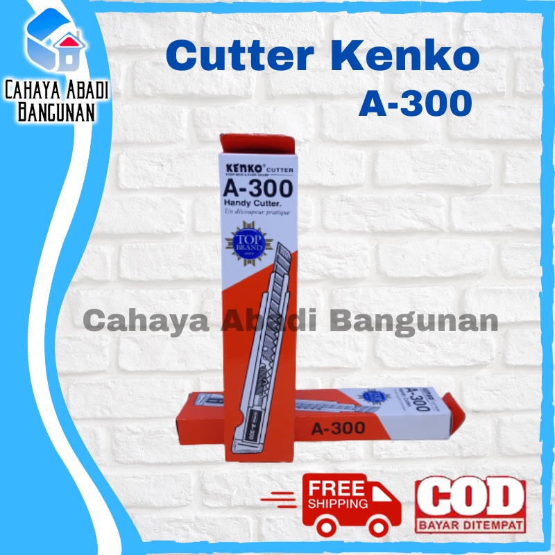 Jual Pisau Cutter A-300 Kenko / a300 / A 300 Kenko | Shopee Indonesia