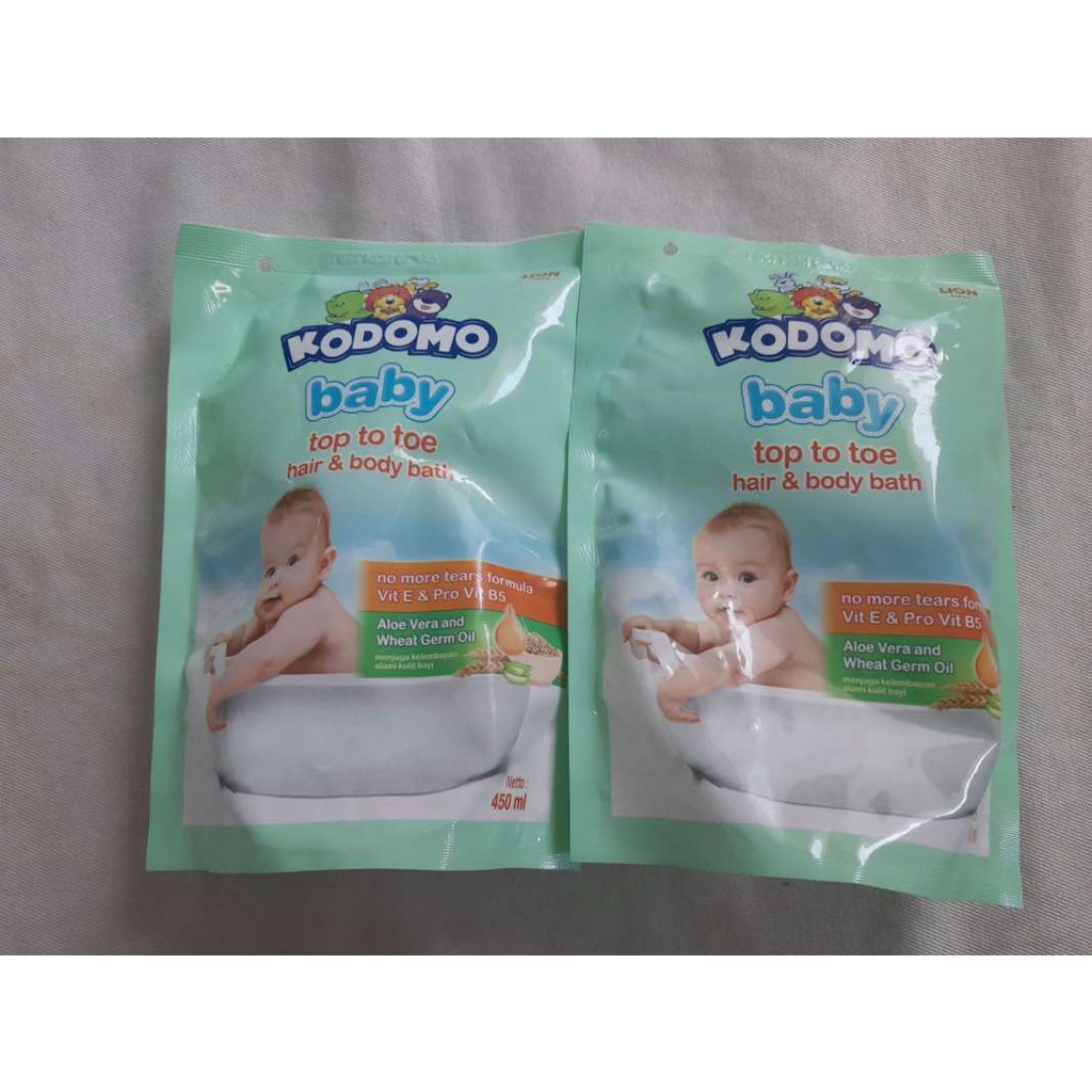Jual Kodomo Baby Top To Toe Hair & Body Bath 450 ml | Shopee Indonesia