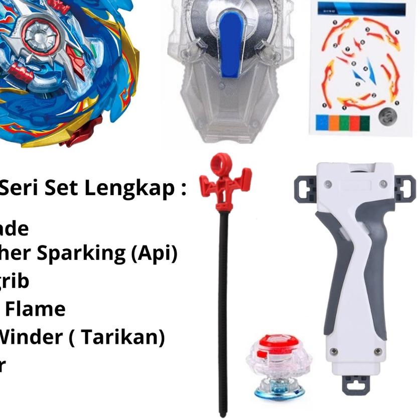 Jual Mainan Gasing Beyblade sparking Launcher Set Baru | Shopee Indonesia