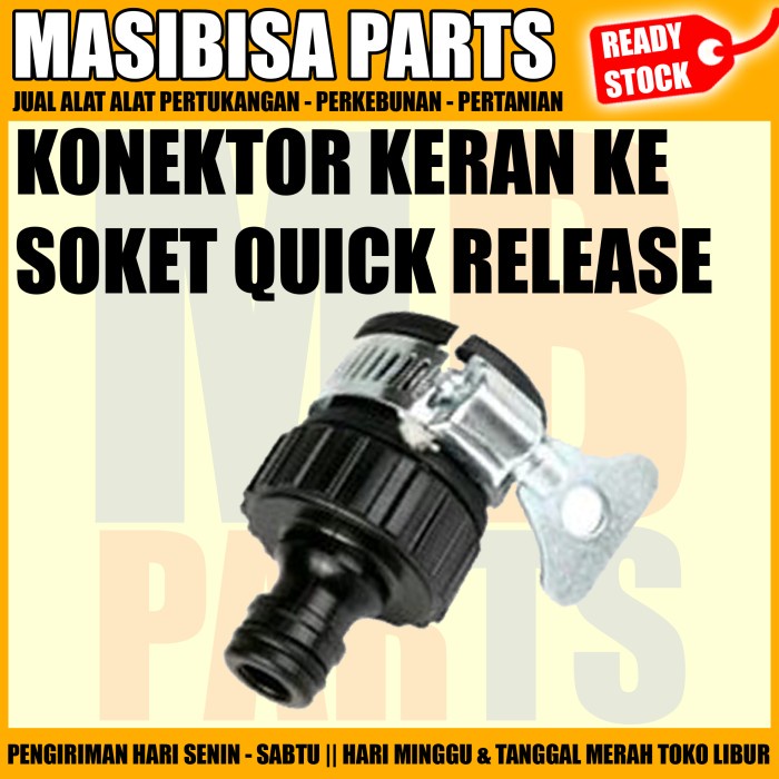 Jual Ledeng Konektor Keran / Adaptor Kran Ke Quick Release Selang Air ...