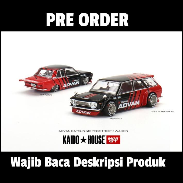 Jual Minigt Mini Gt Kaido House Advan Datsun 510 Pro Street Wagon ...