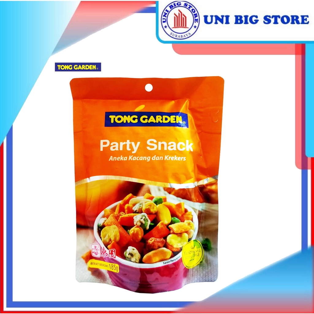 Jual Tong Garden Party Snack 185 gr Aneka kacang dan Krekers | Shopee ...