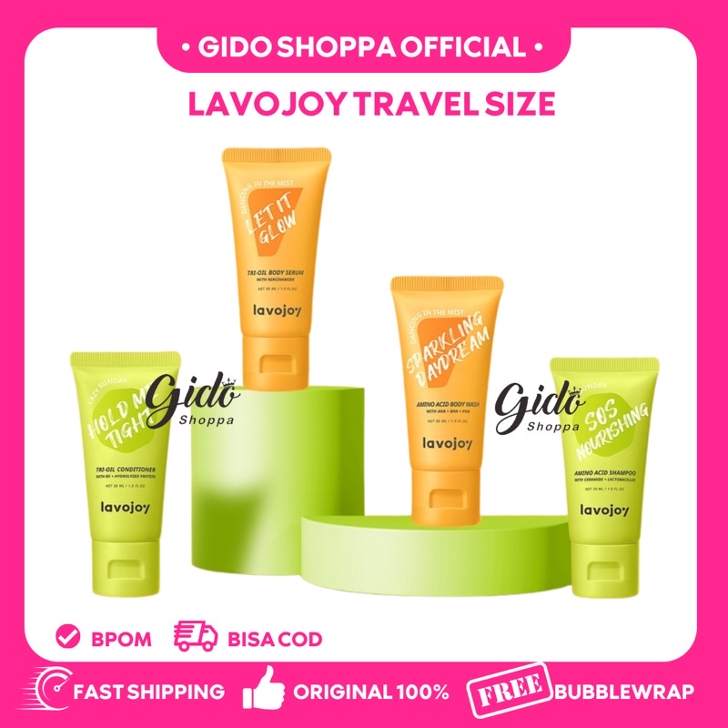 Jual [ORIGINAL] LAVOJOY LVJ TRAVEL SIZE SHAMPOO SOS NOURISHING AMINO ...