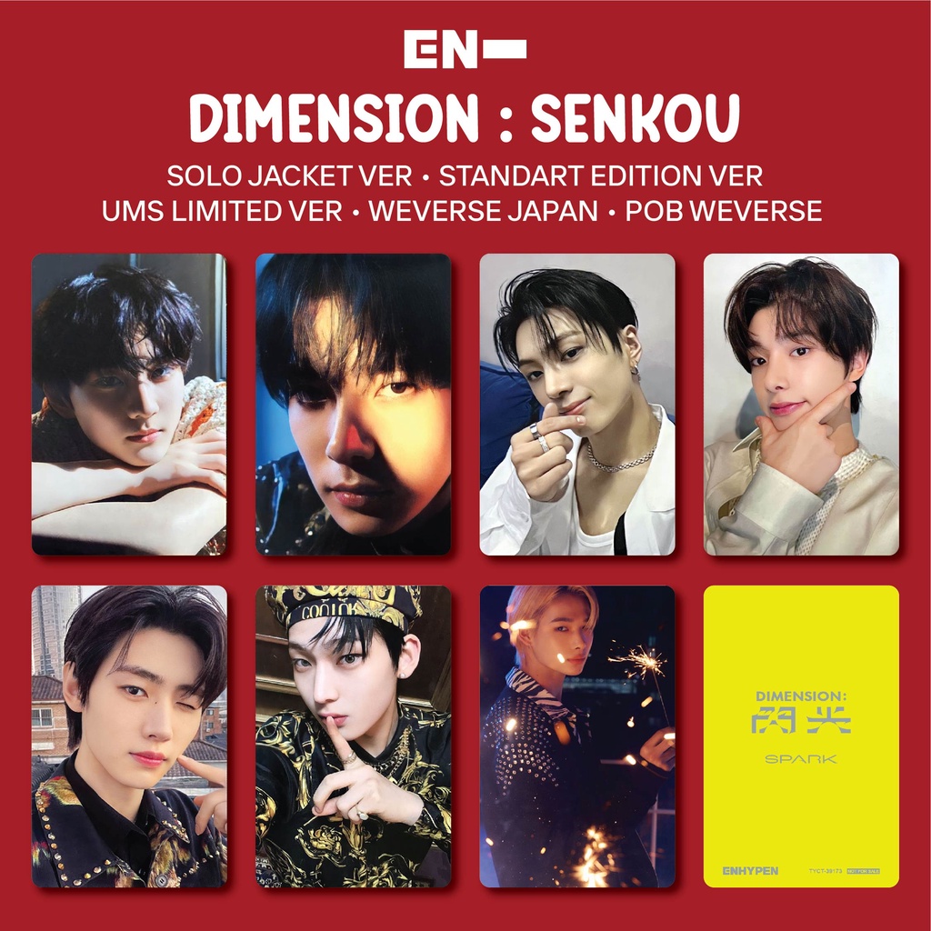 Jual [REPLIKA] ENHYPEN - DIMENSION : SENKOU | Shopee Indonesia