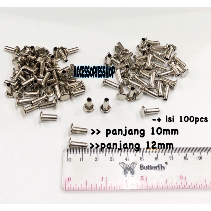 Jual 100pcs Paku ring mekanik panjang 10mm & 12mm | Shopee Indonesia