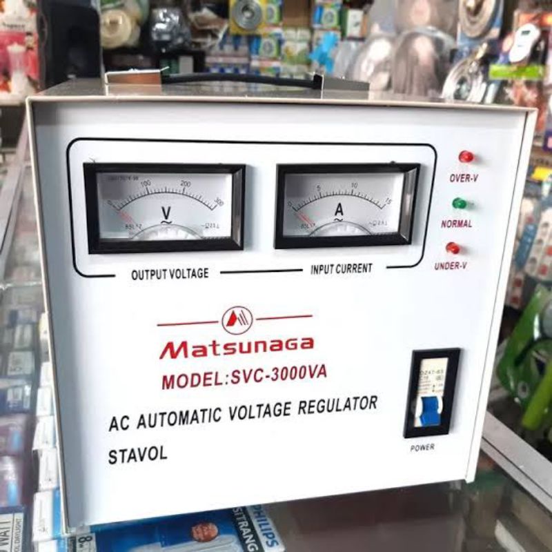 Jual STAVOL 3000 WATT Matsunaga Stabilizer 3000VA Penyeimbang Listrik ...