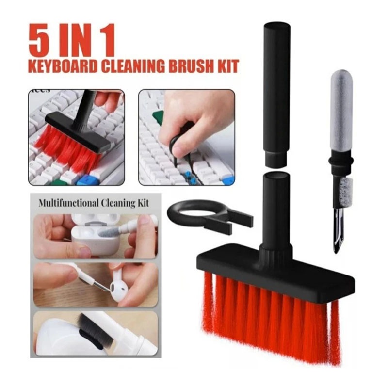 Jual Cleaning Brush Tools Kit 5in1 Kuas Pembersih Keyboard | Shopee ...